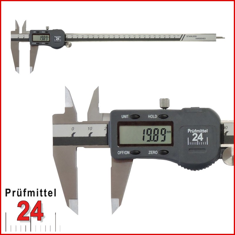 Digital Messschieber STANDARD 300 mm mit Feststell... | Prüfmittel24 GmbH