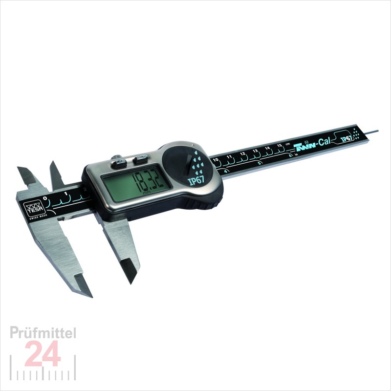 Digital Messschieber IP67 TESA 150 mm TWIN-CAL IP6... | Prüfmittel24 GmbH
