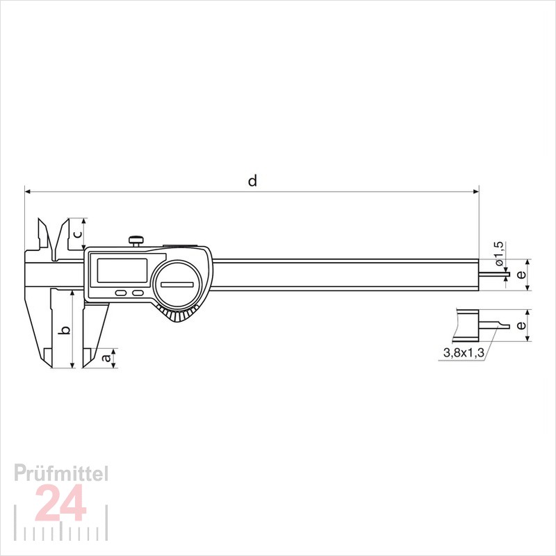 Digital Messschieber IP67 Helios Preisser 150 mm D... | Prüfmittel24 GmbH