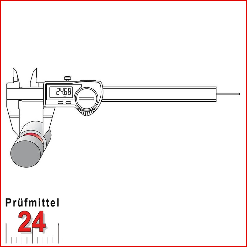 Mahr IP67 Digital Wellennutenmessschieber 150 mm M... | Prüfmittel24 GmbH