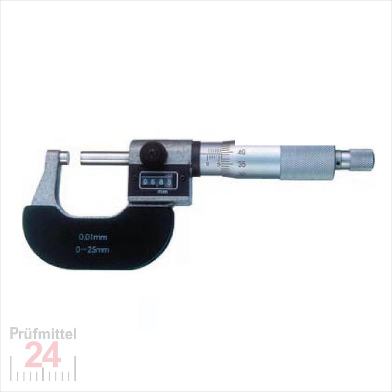 Bügelmessschraube 0 - 25 mm DIN 863 mit Zählwerk... | Prüfmittel24 GmbH