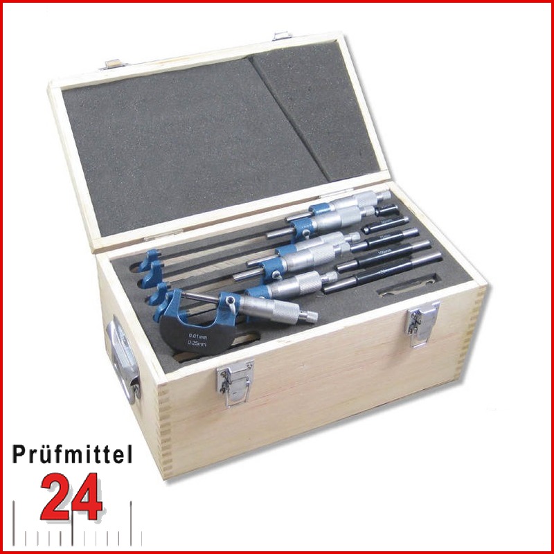 Bügelmessschrauben im Satz Standard Messbereich: 0... | Prüfmittel24 GmbH