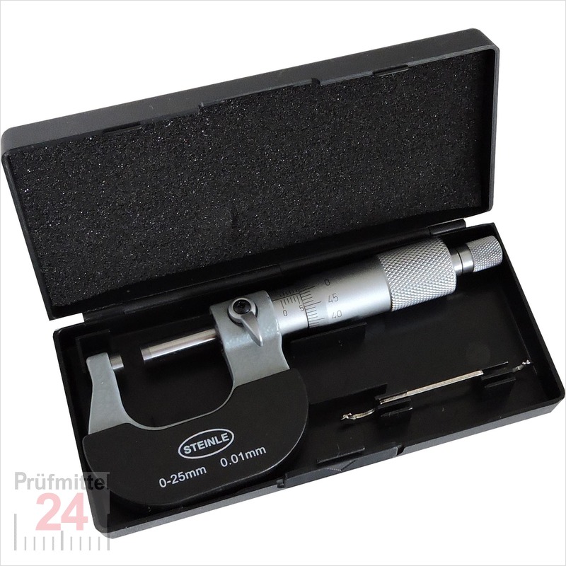 STEINLE Bügelmessschraube 0 - 25 mm DIN 863 Typ: ... | Prüfmittel24 GmbH