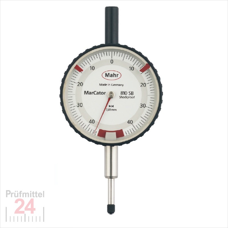 Messuhr Mahr Analog mit Stoßschutz MarCator 810 SB... | Prüfmittel24 GmbH