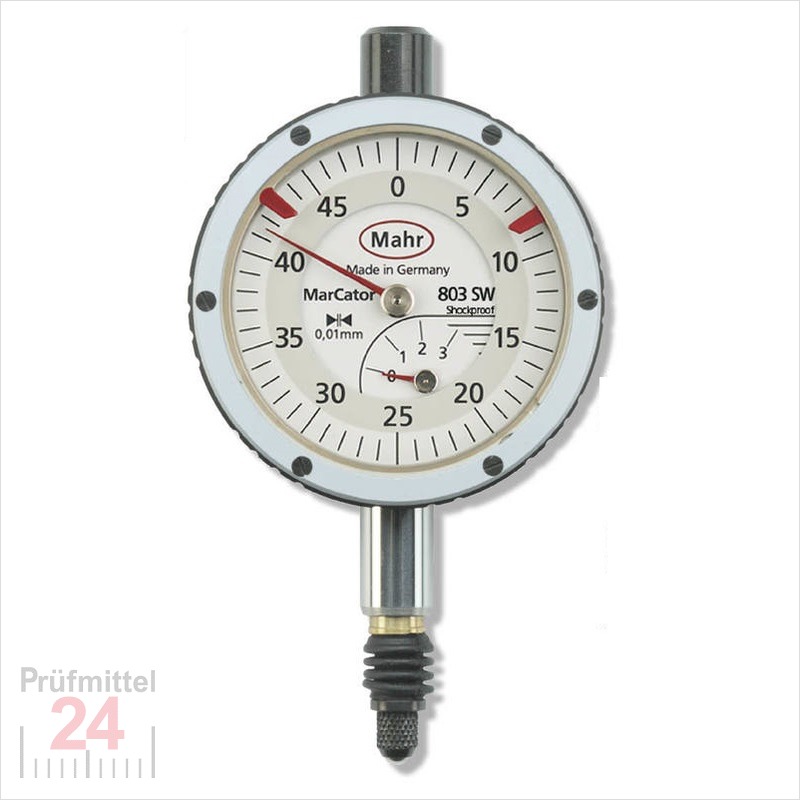 Messuhr Mahr Analog Öl- u. Wasserdicht mit Stoßsch... | Prüfmittel24 GmbH