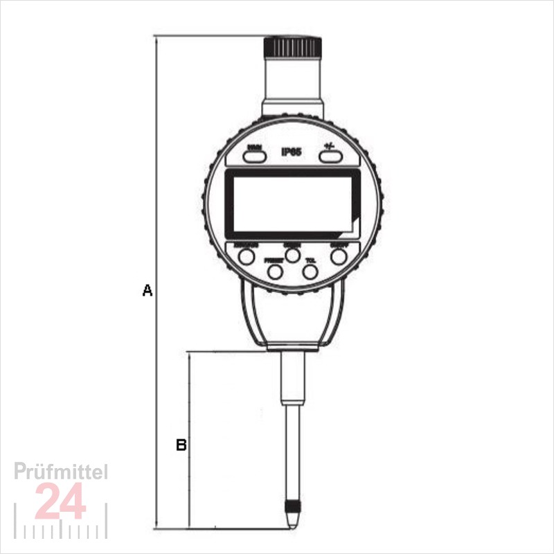 STEINLE 3201 IP65 Digital Messuhr 25 mm Ablesung 0... | Prüfmittel24 GmbH