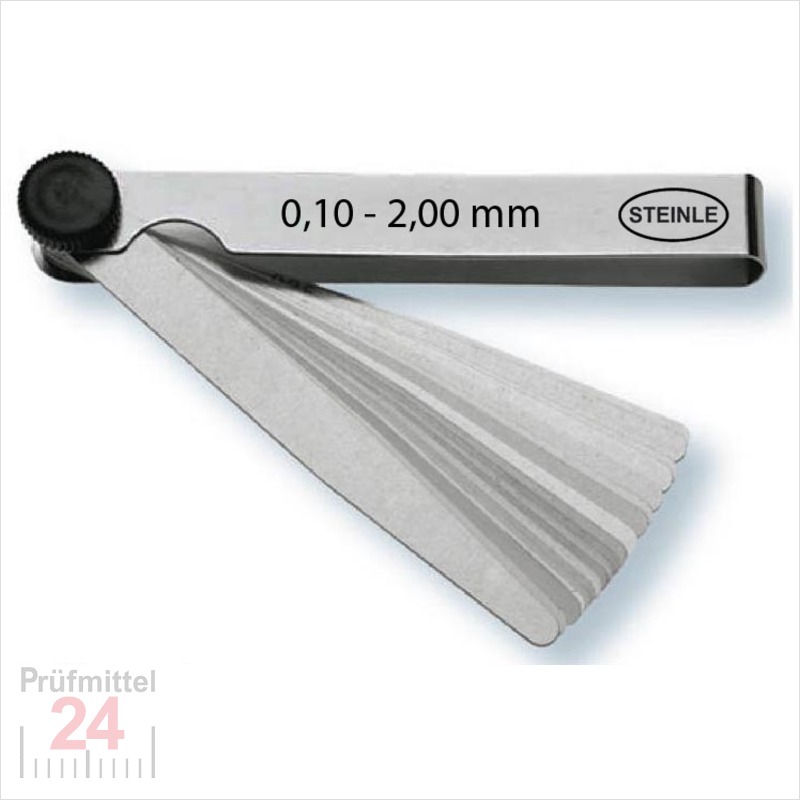 STEINLE 4101 Fühlerlehre im Satz 20 Blatt 0,10-2,0... | Prüfmittel24 GmbH