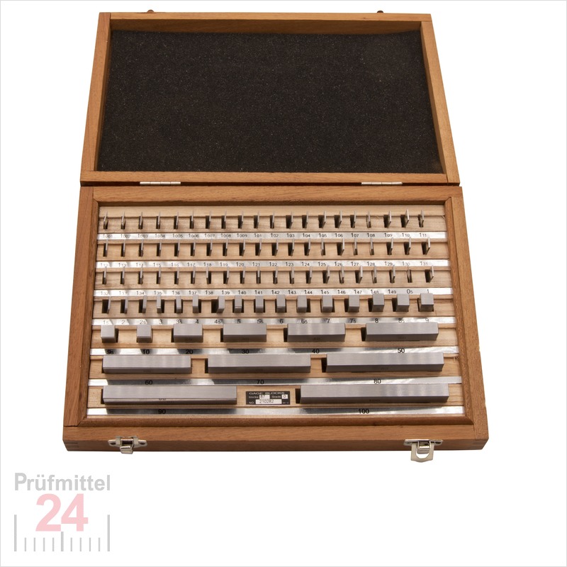 STEINLE 4203 Parallel Endmaß Satz 87 tlg. Stahl Ge... | Prüfmittel24 GmbH