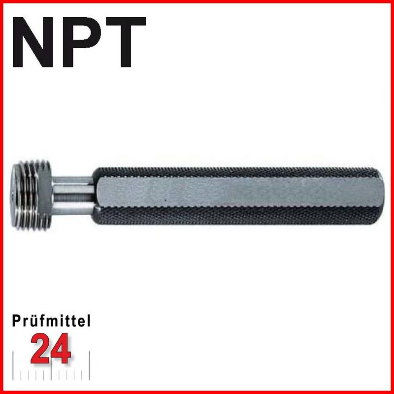 STEINLE Gewinde Grenzlehrdorn NPT 1/2" -14 Lehrenm... | Prüfmittel24 GmbH