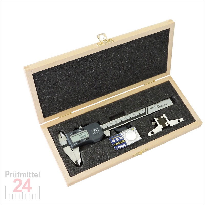 Standard Messschieber Digital 150 mm im SET + Tief... | Prüfmittel24 GmbH