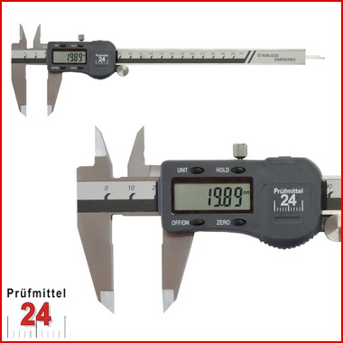 Digital Messschieber STANDARD 200 mm mit Feststell... | Prüfmittel24 GmbH