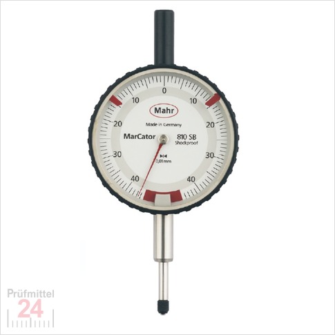 Messuhr Mahr Analog mit Stoßschutz MarCator 810 SB... | Prüfmittel24 GmbH